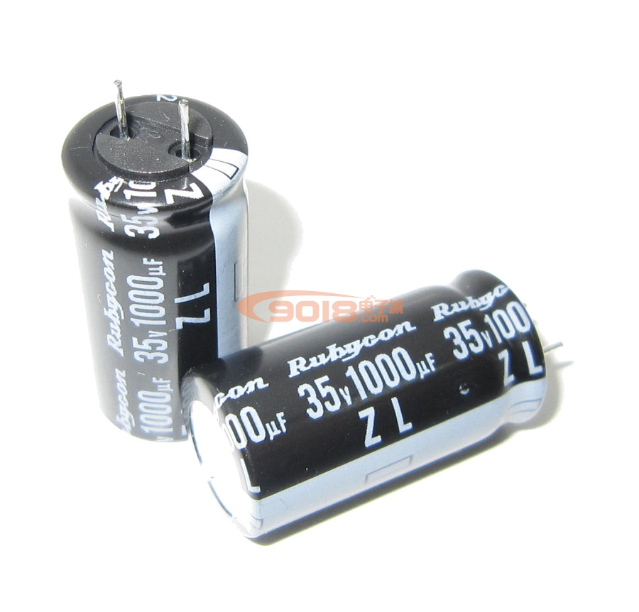 日本原装进口红宝石(Rubycon) 35v/1000uf 电解电容 - 专业电子网购-9018电子城