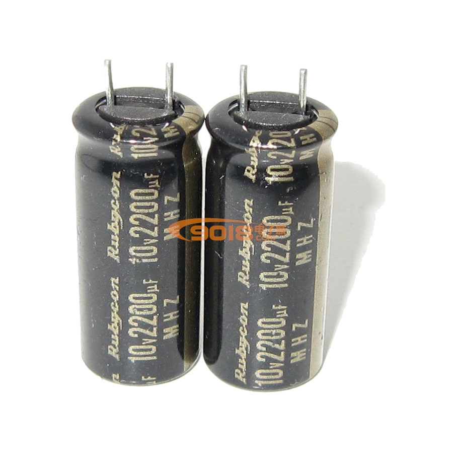 日本原装进口红宝石(Rubycon) 10v/2200uf 电解电容 - 专业电子网购-9018电子城
