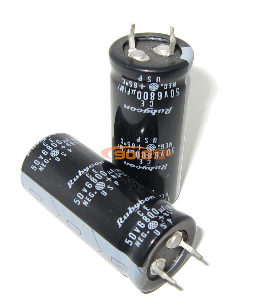 日本原装进口红宝石(Rubycon) 50v/6800uf 发烧电解电容 - 专业电子网购-9018电子城