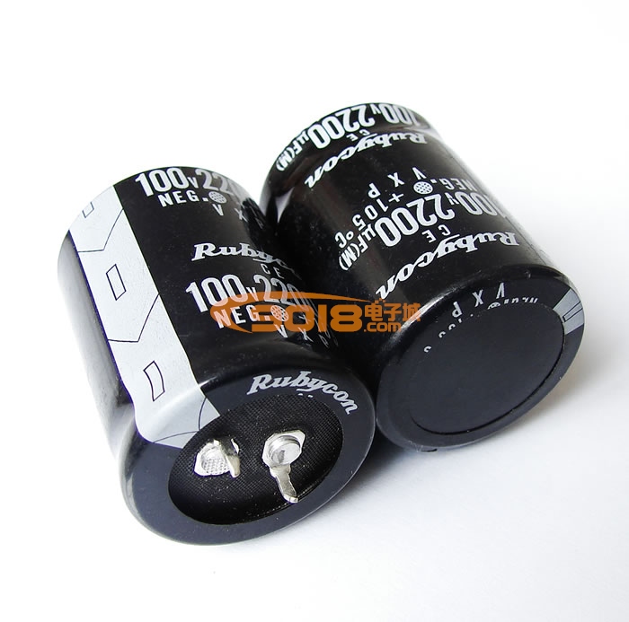 红宝石 Rubycon VXP系列高压电解电容(2200uf/100V) - 专业电子网购-9018电子城