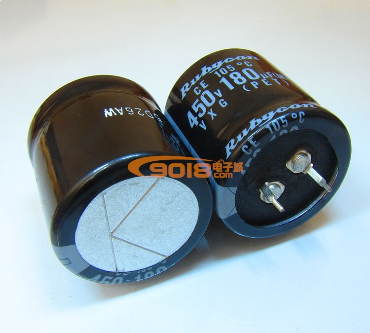 原装 Rubycon 红宝石VXG系列高压电解电容(180uf/450V) 30×31MM - 专业电子网购-9018电子城