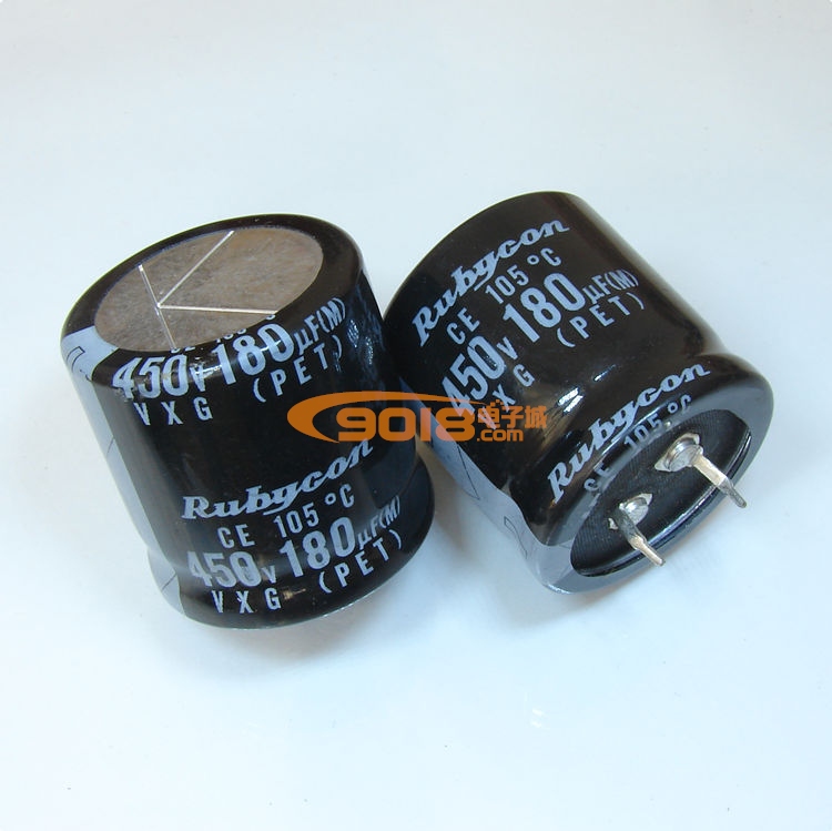 原装 Rubycon 红宝石VXG系列高压电解电容(180uf/450V) 30×31MM - 专业电子网购-9018电子城