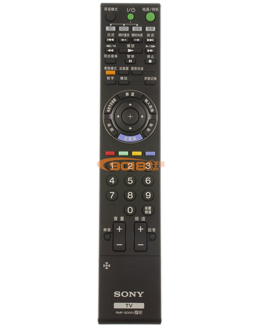 【RMF-SD001】全新原装SONY索尼液晶电视遥控器|无线射频遥控板 - 专业电子网购-9018电子城